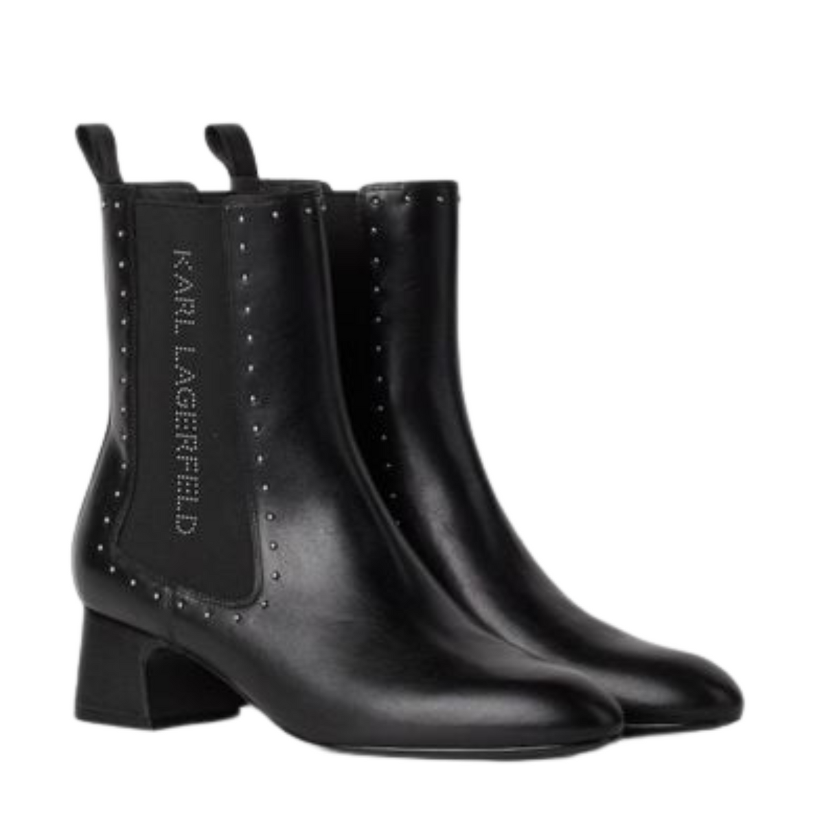 KARL LAGERFELD BONNIE STUDDED CHELSEA BOOTS – lovebycomo